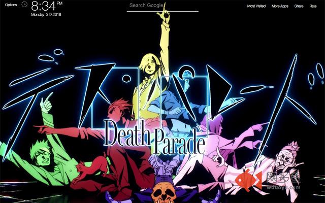Death Parade Wallpapers FullHD New Tab Chrome插件下载及使用教程 - 网多鱼